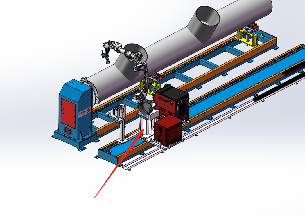 positioner_rotary table_ground rail track_welding positioner